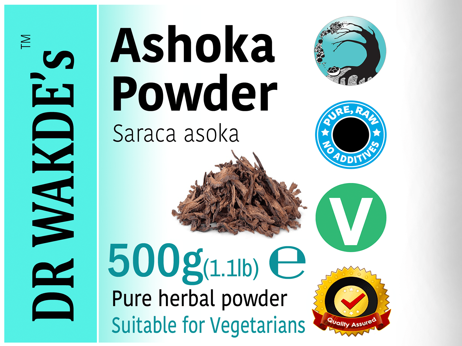 DR WAKDE'S Ashoka Bark Powder (Saraca asoka) | Pure, Raw & Dried Powder ...